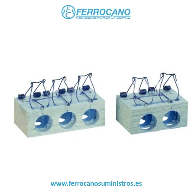 RATONERA MADERA 2 AGUJEROS PEQUEÑA