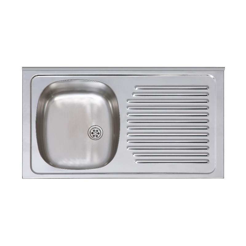 FREGADOR PRACTIC STANDARD 90X50 1S 1E DERECHA C/ALA INOX